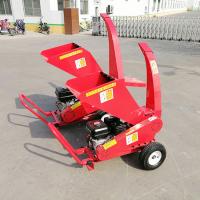 China 8.2kw Wood Chipping Machine Log 15 Hp Chipper Shredder Hydraulic Feed 100mm for sale