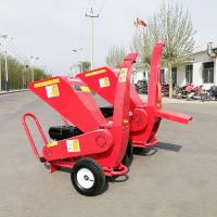 China 8.2kw Wood Chipping Machine Log 15 Hp Chipper Shredder Hydraulic Feed 100mm for sale