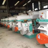 China 1 To 10 T/H 1.1kw Ring Die Wood Pellets Machine Production Line SKF Bearings for sale