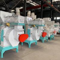 China 1 To 10 T/H 1.1kw Ring Die Wood Pellets Machine Production Line SKF Bearings for sale