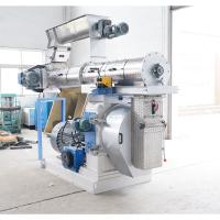 China 500KG/ H Automatic Pellet Making Machine PLC Control Forage Pellet Mill for sale