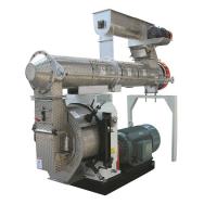 China 80C 70C Fish Feed Processing Machine Animal Feed Pellet Production Line 125mm Dia for sale