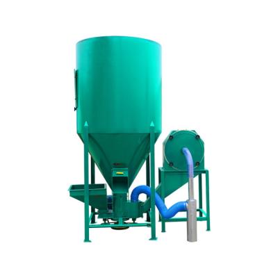 China 3kw Poultry Feed Mixing Machine Mini 1 Ton Feed Mixer Anti Erosion for sale