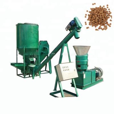 China Chicken Animal Feed Mixer Milling Machine 5.5kw 500 To 700kg/ H for sale