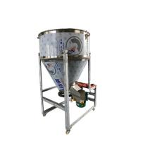 China Portable Grain Animal Feed Mixer 5.5KW 500L  Pneumatic Power for sale