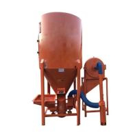 China Self Priming Livestock Animal Feed Mixer And Grinder 0.5t/ Batch 1*1.5m for sale