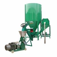 China Anti Corrosion 1.1*2.3m Cow Food Animal Feed Mixer 1ton/ Batch 8kw for sale