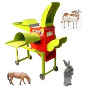 China 7HP Chaff Cutter Machine Durable Green Fodder Cutting Machine 6pcs Blades for sale