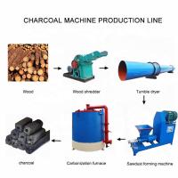 China Bagasse Charcoal Making Machine Sawdust Pressing Machine 50mm Dia for sale
