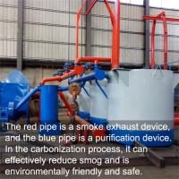 China 80mm Charcoal Briquette Machine High Temperature Carbonizing Furnace 300C for sale