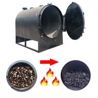 China Biochar Bamboo Charcoal Making Machine Wood Logs 1.68t 3m3 for sale