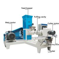 China 250kg 0.25t/ H Dog Food Pellet Pet Feed Production Line 1.8*1.45*1.3m Energy Saving for sale