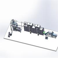 China SLG70 Animal Pet Feed Production Line 150KG/ H 34KW for sale