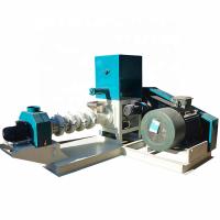 China Anti Erosion Anti Rust Floating Fish Feed Extruder Machine 1000kg/ H Complete Set for sale