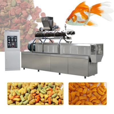 China Large Output Twin Screw Extruder Pet Feed Production Line 22KW for sale