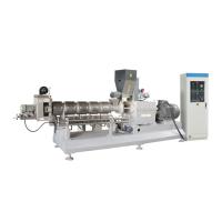 China 120kg/ H 22KW Dry Pet Food Production Line Dog Treat Extruder 3mm for sale