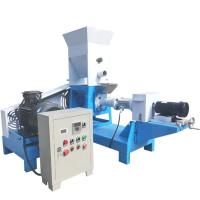 China 1.5cm Dia Floating Fish Pet Feed Production Line Extruder Machine 17*1.2*2.2m for sale