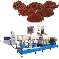 China Full Automatic 150KW Cat Pet Feed Production Line 25*2.5*3.5m Stainless Steel for sale