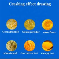 China 1.1kw To 11kw Coconut Husk Grinding Machine Antiwear Hammer Mill for sale