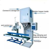 China 2.8m Pellet Packing Machine 0.5Nm3 25 Kg Bag Weighing Machine 3 Phase for sale