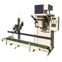 China Green Peas Fertilizer Pellet Packing Machine 100Kg/ Bag 0.4Mpa Pneumatic for sale