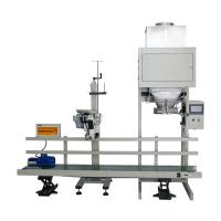 China 10kg Semi Auto Weighing Filling Pellet Packing Machine Premix Fertilizer 7 bags / Min for sale