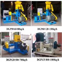 China Small Scale Floating Fish Feed Pellet Machine 55kw 700kg/ H With Two Sleeves for sale