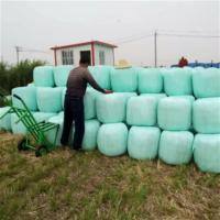 China Round silage hay grass baler wrapping machine animal feed baler film packing machine for sale