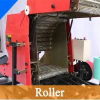 China Mini Round Automatic Silage Baler Machine High Speed For Soybean Straw for sale