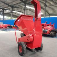 China Gasoline Small Branch Wood Chipper Machine Mobile Tree Shredder 13HP 390cc for sale