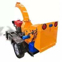 China Diesel Powered Electric Start Wood Chipper Machine 82HP 5ton/ H for sale
