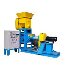 China 18.5kw Small Electric Fish Feed Extruder Machine 70mm Dia Screw for sale
