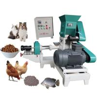 China Large Scale Fish Feed Pellet Machine Mills 3 To 12mm 0.4kw Feeding Power for sale