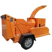 China 32HP Forestry Farm Wood Chipper Machine OEM 3.8*1.6*2.6m Water Cooling for sale