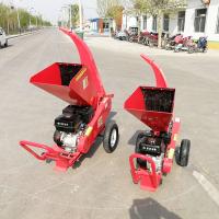 China 13hp Gasoline Engine Fresh Timber Wood Branch Shredder / Branch Chipping Machine for sale