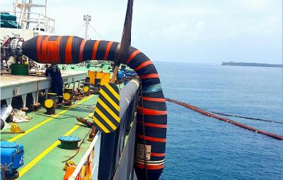 China Reinforced Marine Oil Hose with Location Collars to Fix with Extra Buoyancy for sale