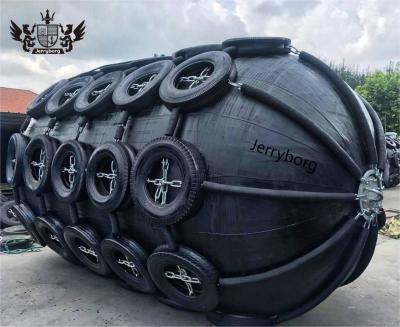 China Japeanese fender Yokohama Floating Type Marine Pneumatic Rubber Fenderwith Chain and Tyre for sale