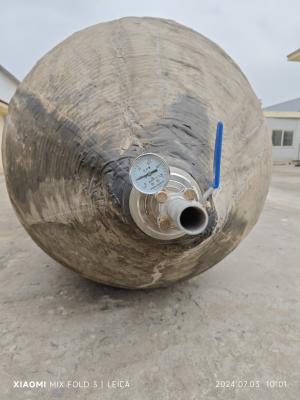 China Boat Launching Marine Inflatable Rubber Material Black Color Ship Lifting Airbag for sale