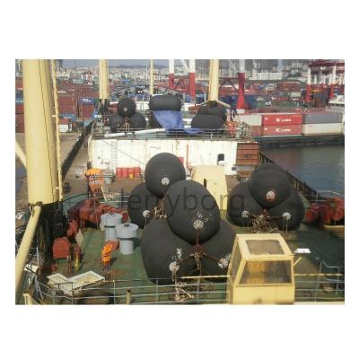 China Marine Sling Type Inflatable Rubber Fender for sale