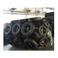 China China Manufacture Yokohama Type Marine Fender with Tyre Chain Net Rubber Fender for sale