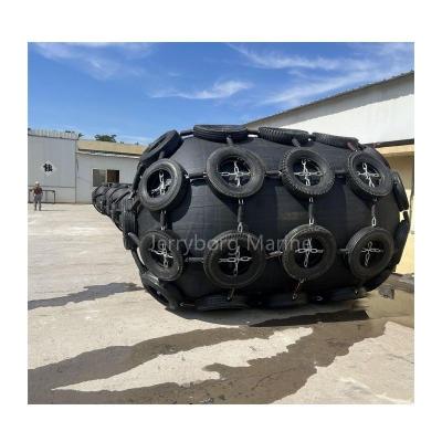 China Jrb Yokohama Type Pneumatic Defense with Tyre Chain Net Boat Fender for sale