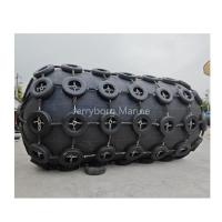 China Marine Floating Fender Pneumatic Rubber Defense with Tyre Chain Net for sale