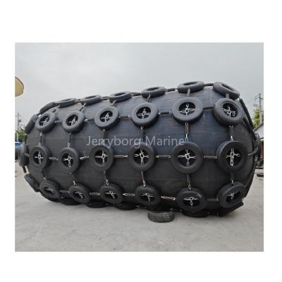 China Factory Direct Yokohama Type Marine Rubber Fender with Tyre Chain Net for sale