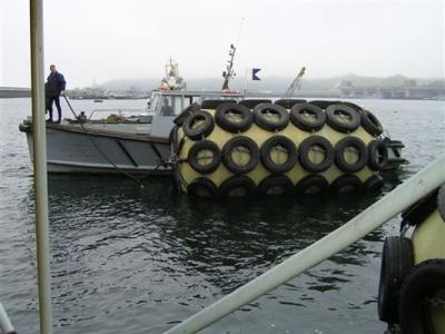 China Marine Ship Dock Protection Polyurethane Foam Filled Fender for sale
