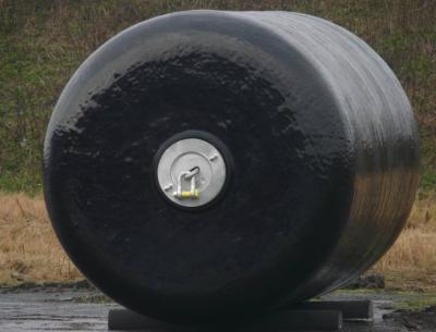 China Customized Floating Foam Filled Fender With Tire And Chain for sale
