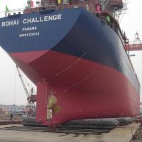 China 1.2m*15m Labor Saving Ship Launching Marine Rubber Airbag for sale