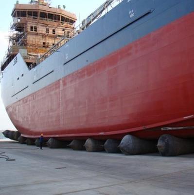 China BV Certificate Boat Launching Roller Bag Natural Rubber With End Fittings for sale
