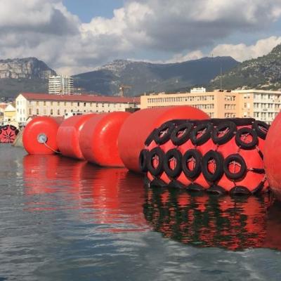 China Ship To Ship Floating Foam Filled Fender For Ship Protection for sale