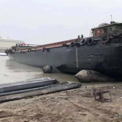 China Pull Ring Cylindrical Marine Rubber Ship Launching Airbag for sale