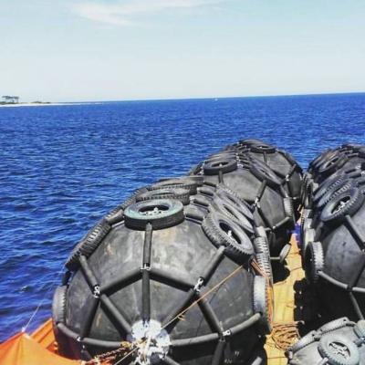 China ISO17357 50 kpa 80 kpa STS STD Yokohama Pneumatic Floating Rubber Fender for sale